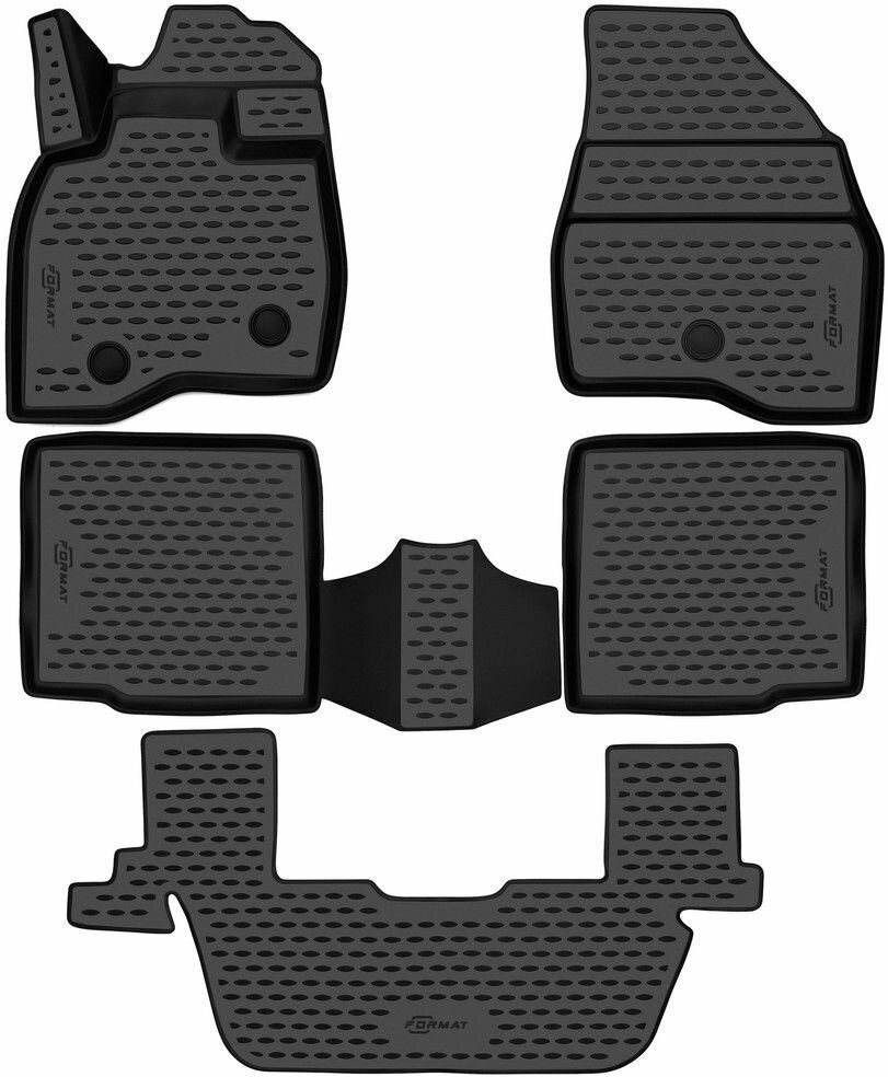 Коврики 3D в салон FORD Explorer 2015-, 5 шт.