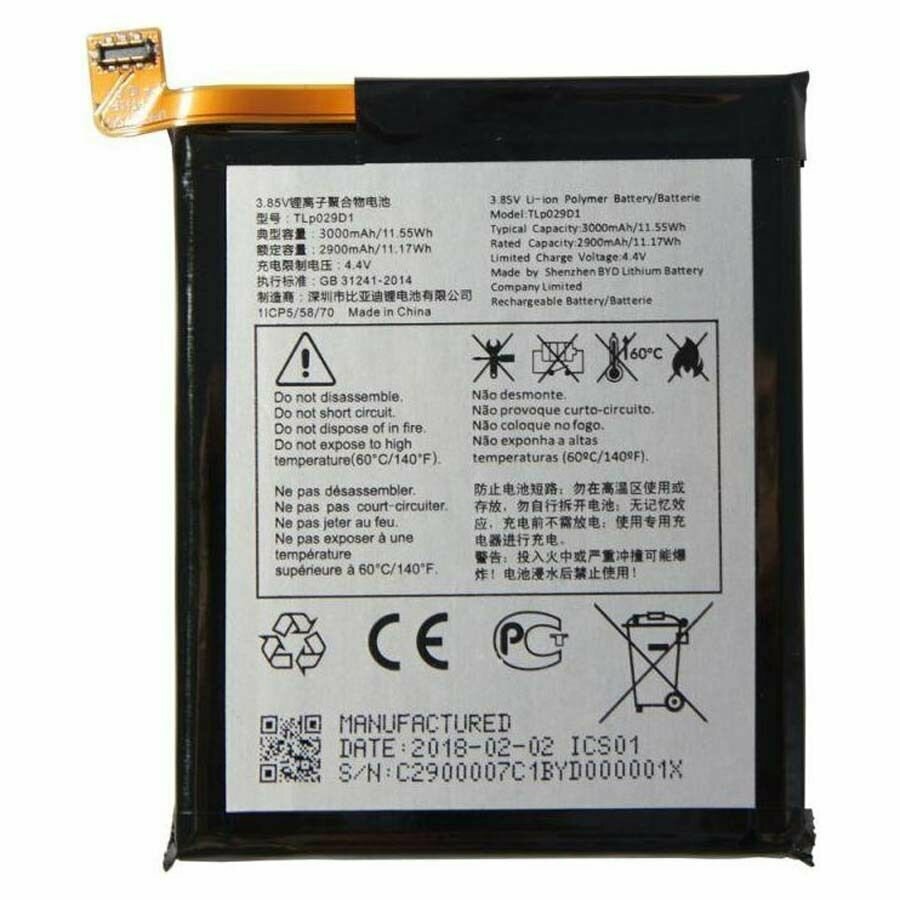 TLp029D1 Alcatel OT-5034D/OT-5052D/OT-5058I/OT-5086D/OT-5008Y Аккумуляторная батарея