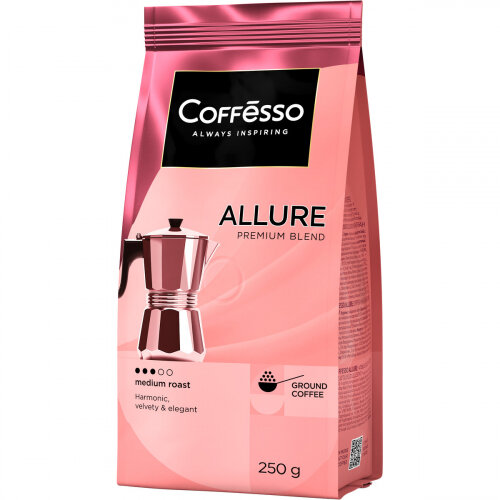 Кофе молотый Coffesso (Коффессо) "ALLURE" 250 г