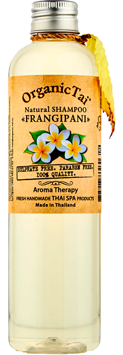 Натуральный шампунь для волос «франжипани», 260 мл, OrganicTai