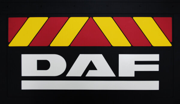 Брызговики 580х360мм Резина. Надпись "DAF" 2 шт. (10074)