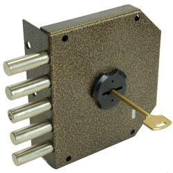 Замок накладной Эльбор базальт 1.05.53. МА