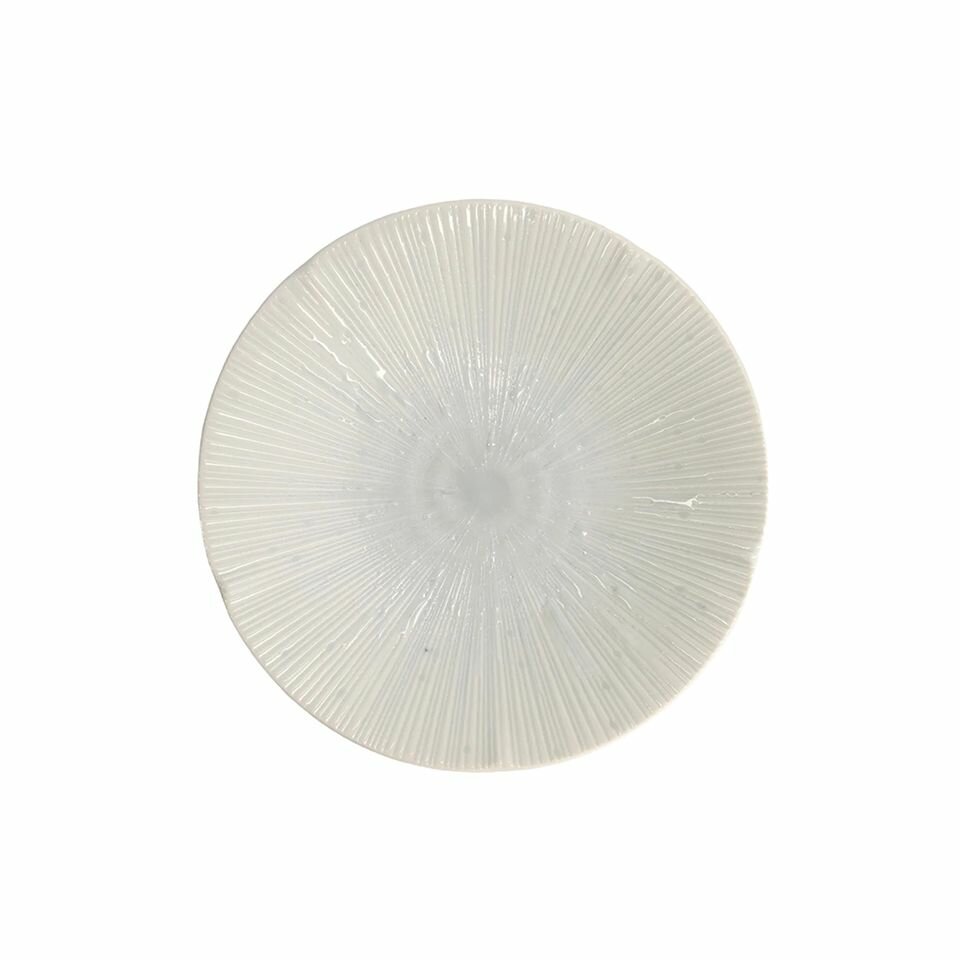 Тарелка для подачи блюд и сервировки стола фарфоровая TOKYO DESIGN Sky White, 22,5 см, белая