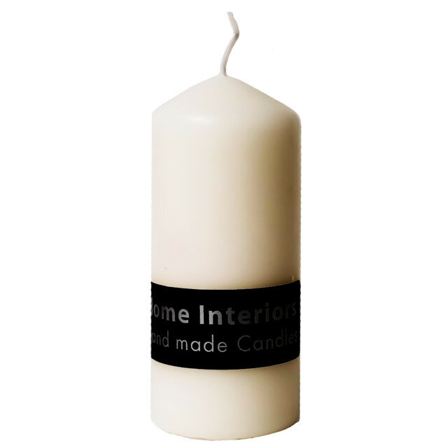 HOME INTERIORS свеча-столбик 6х12 см без аромата, 30 ч/г горения, декоративный элемент