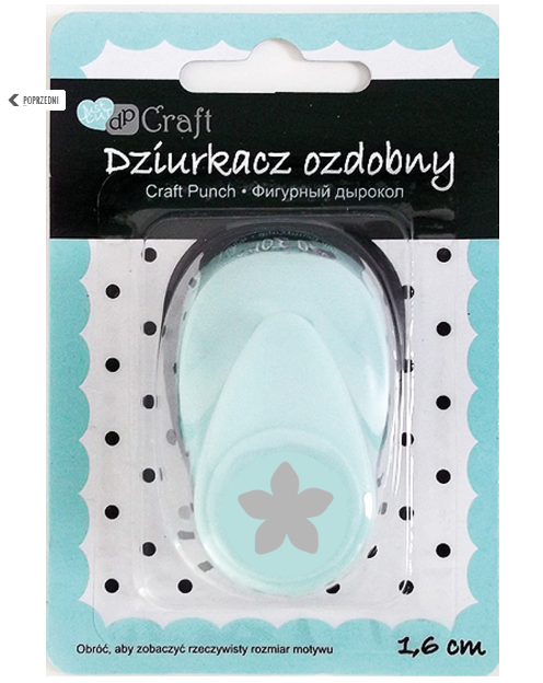 Фигурный дырокол "Цветок" 1,6 см №58