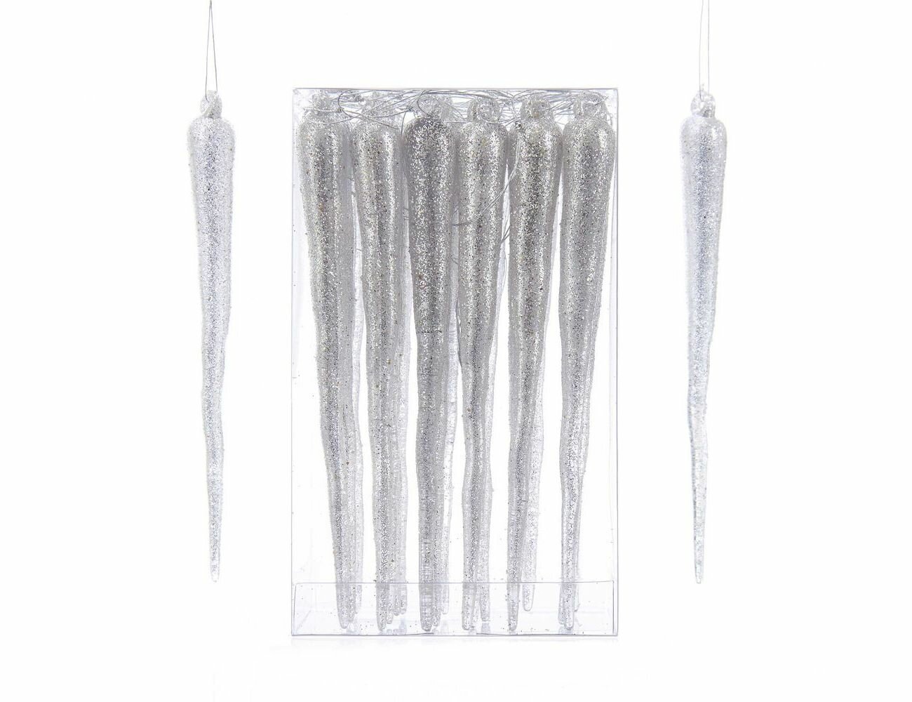 Набор ёлочных игрушек, пластик, 13 см, 24 шт, Kurts Adler