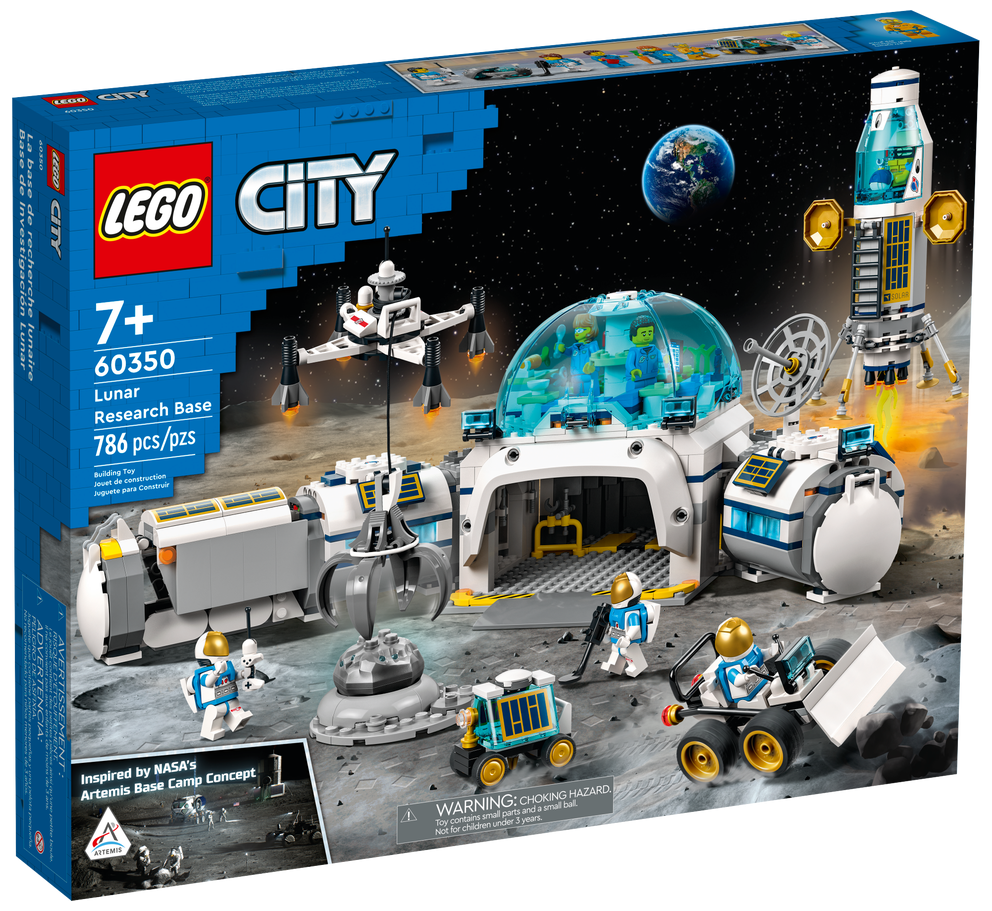 Конструктор LEGO City Space Port 60350 Лунная научная база, 786 дет.