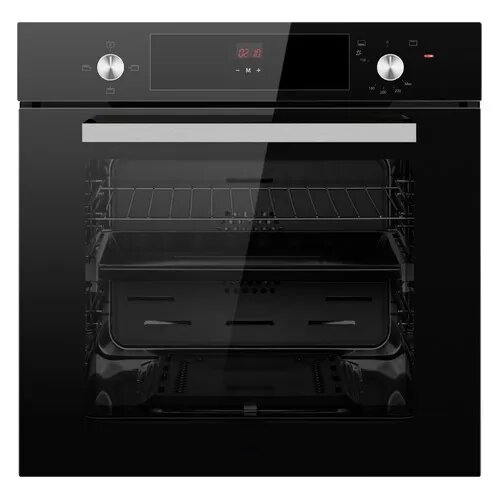 Духовой шкаф WEISSGAUFF WGO 706 D, черное стекло