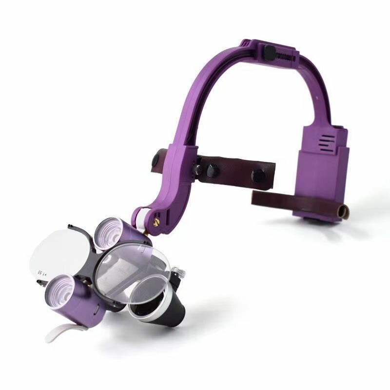 Фары для обслуживания электроники, ремонта часов, идентификации ювелирных изделий и красоты, 5 Вт, 3,5-кратное увеличительное стекло, 2 батарейки