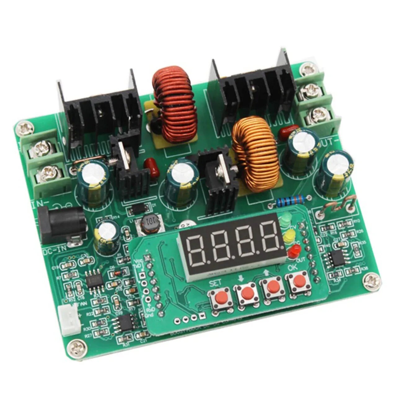 Регулируемый постоянный ток DPS3806 D3806 с ЧПУ, регулируемый, постоянный ток, источник питания, напряжение и ток, модуль 38 в, 6 А, усилитель