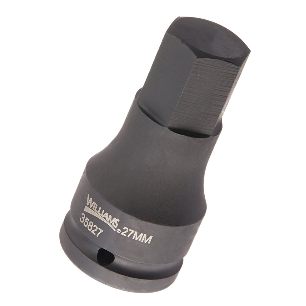 Ключ Williams-шестигранник 27мм с приводным квадратом 3/4" JHW35827