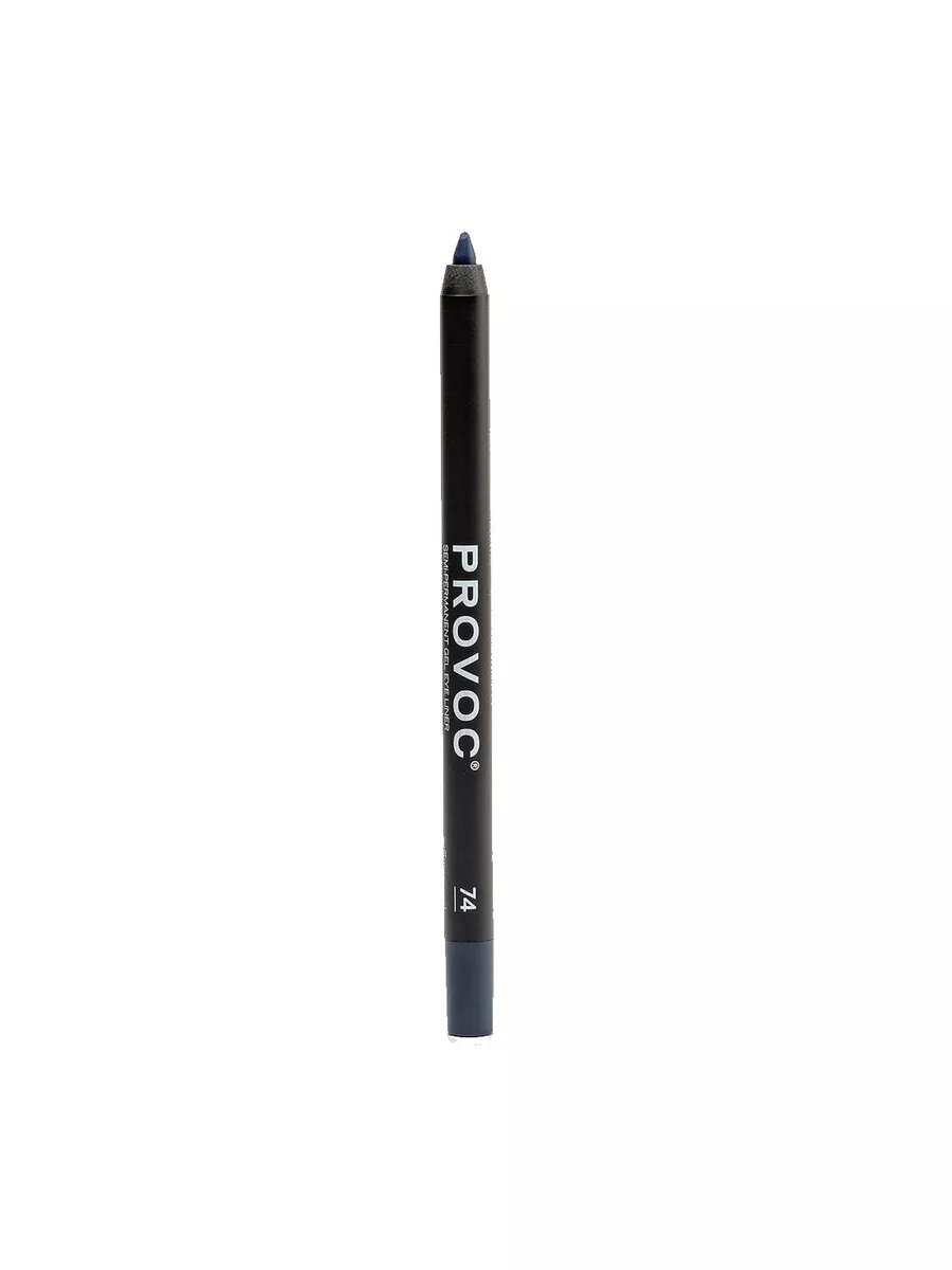 Provoc Gel Eye Liner 74 Полуперманентный гелевый карандаш для глаз (темно-синий) 1,2 г