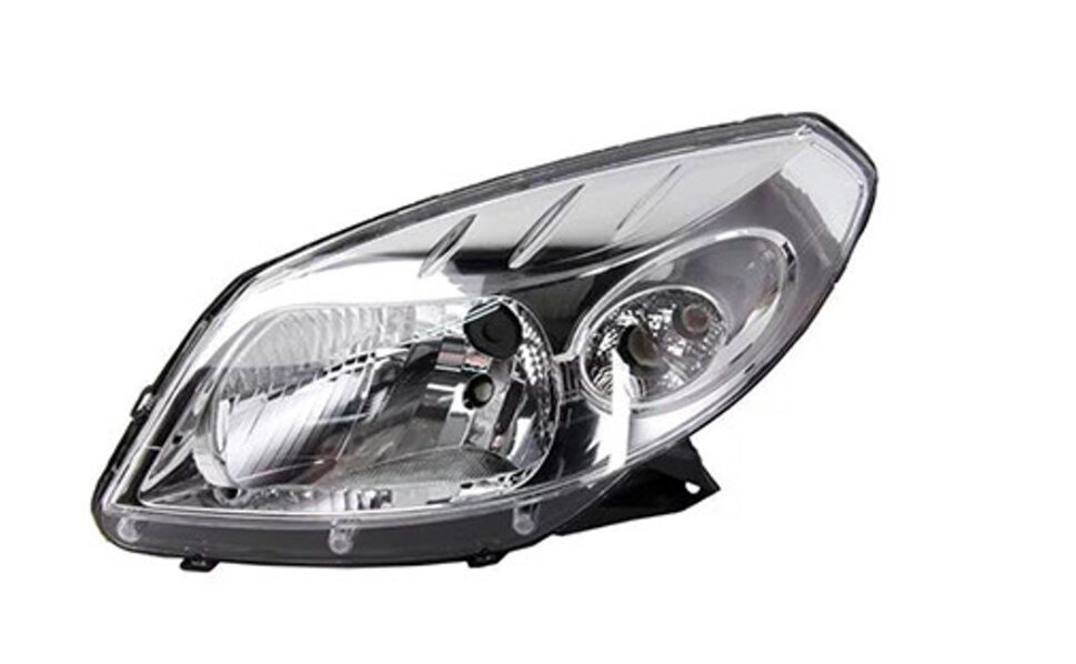 Фара Renault Sandero 2009-2014, левая (аналог)