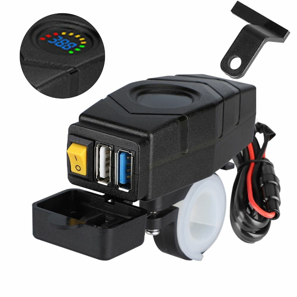 DC20-80V зарядное устройство для телефонов электровелосипедов QC3.0 адаптер быстрой зарядки электрический USB-велосипед аксессуар часть