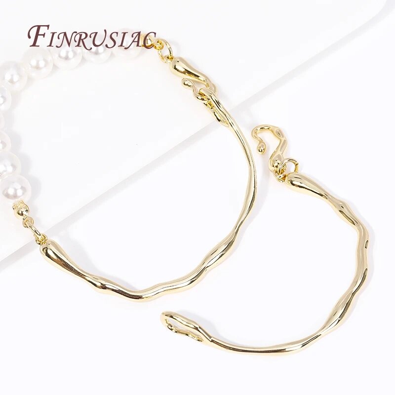 Соединительные крючки для браслетов FINRUSIAC, 18K Gold Plated