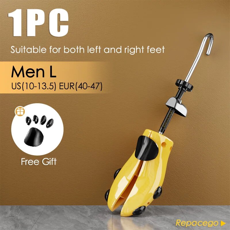 Repacego цельные обувные деревья регулируемые носилки для обуви пластиковый расширитель 1PC Men L