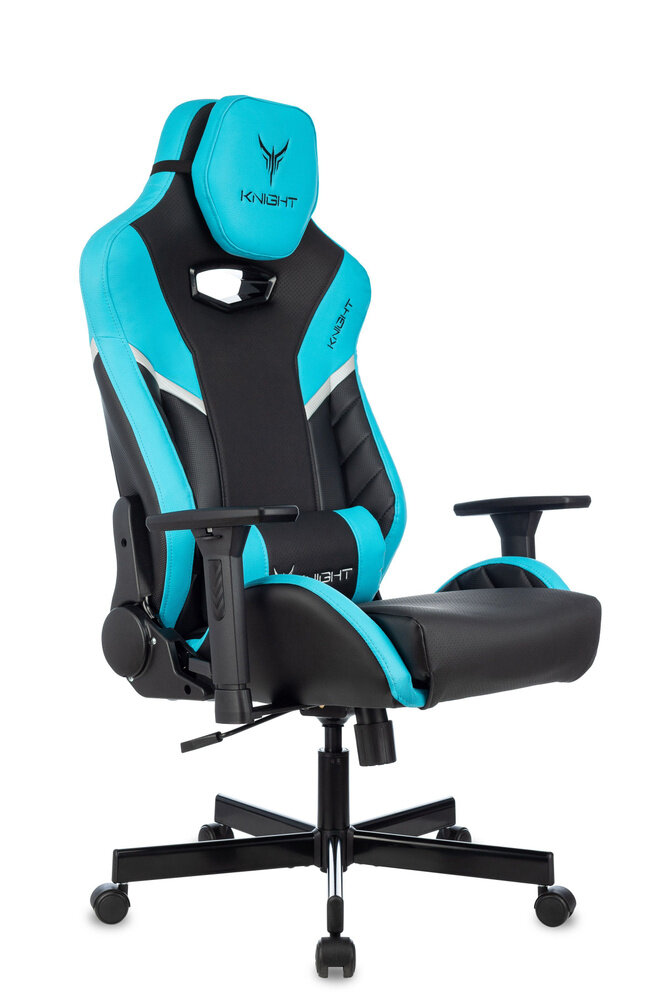 Кресло Knight Thunder 5X (черный/голубой) (KNIGHT THUNDER 5X BL)