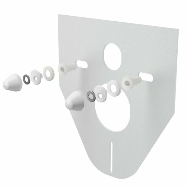 Звукоизоляционная плита AlcaPlast для напольного унитаза и биде