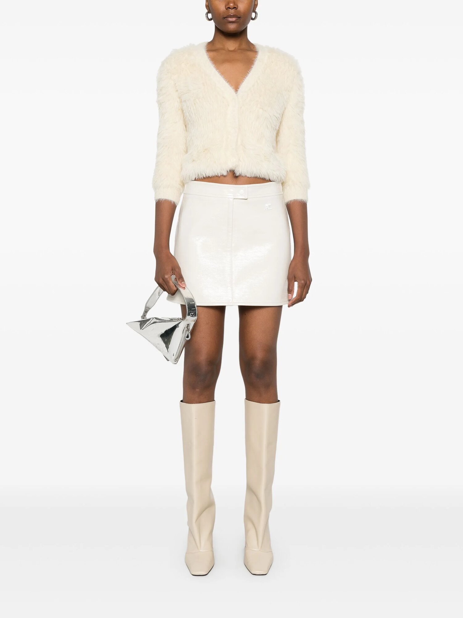 Юбка courreges Reedition, размер 42, разноцветный — фото 1