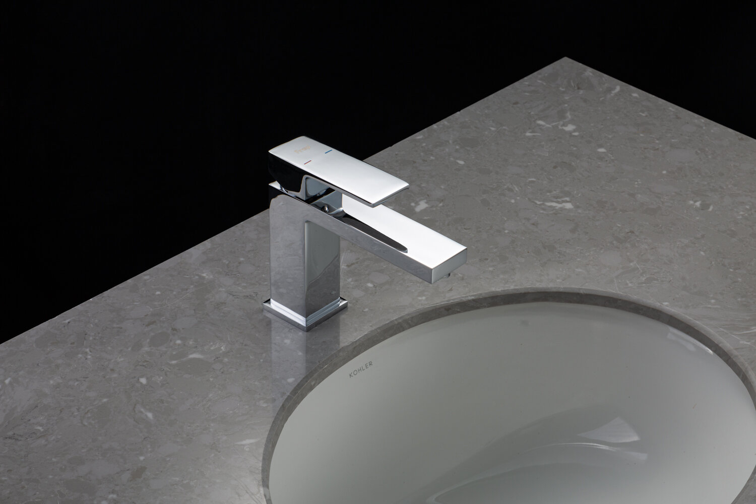 Смеситель для раковины с фиксированным изливом Frap Н91 F1091, латунь, цвет хром