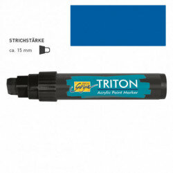 Кобальтовый синий художественный акриловый маркер "Solo Goya" Triton" 15,0 мм