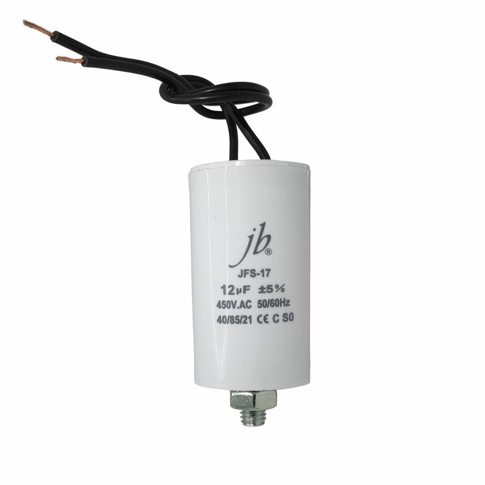 12мкФ, 450В, 5%, 35х68, JFS-17 (CBB60-G) (гибкие выводы+болт), Конденсатор пусковой