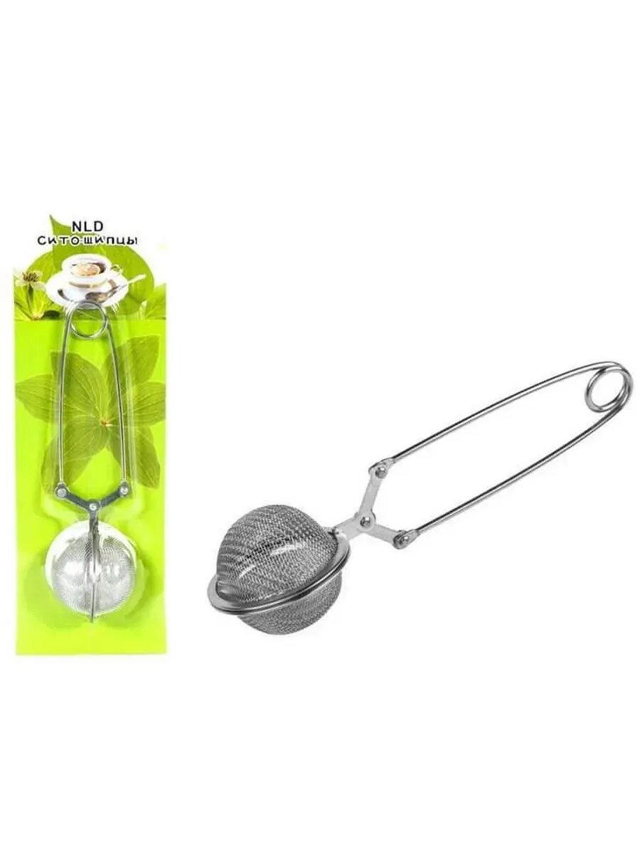 Ситечко-щипцы для заваривания чая, из нержавеющей стали