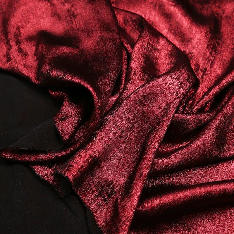 Флуоресцентная шелковая шифон uarestar 0,5 м Бордовый, 7