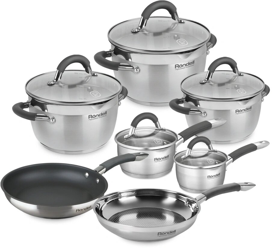 Набор посуды Rondell RDS-1187 нержавеющая сталь