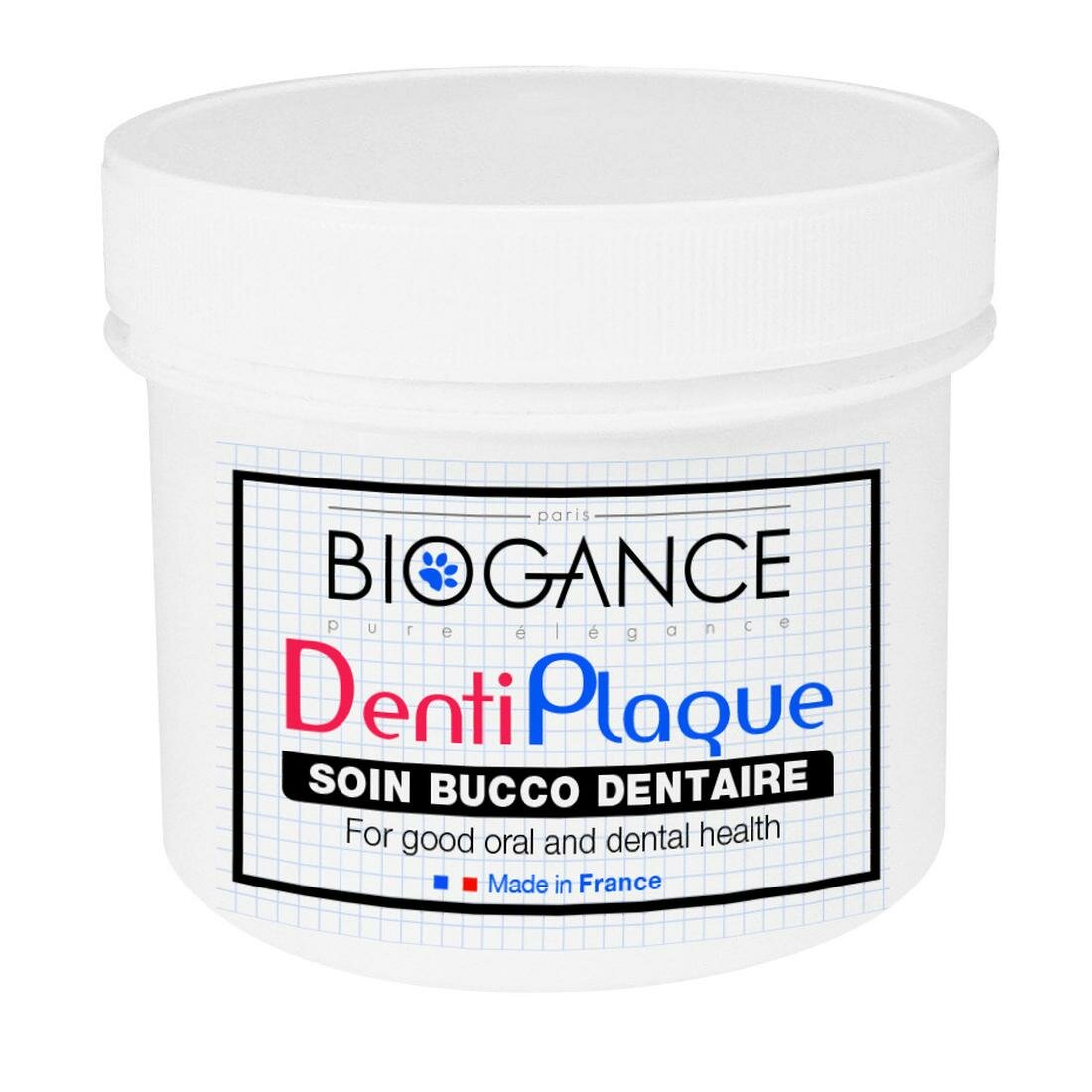 Натуральное био-средство для здоровья полости рта кошек и собак Biogance Dentiplaque Oral Care 100 г