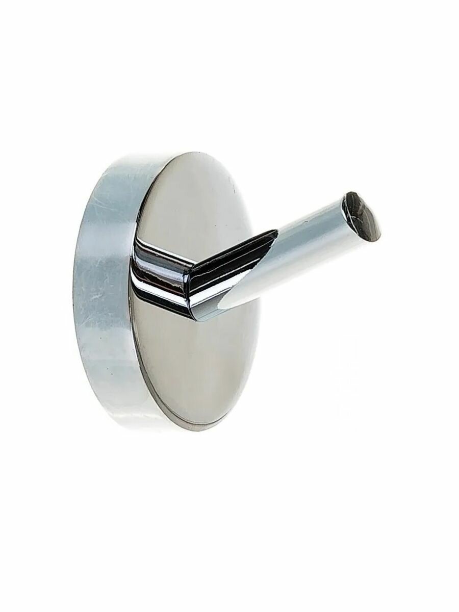 Крючок настенный для ванной, LAZIO , одинарный, хромированный