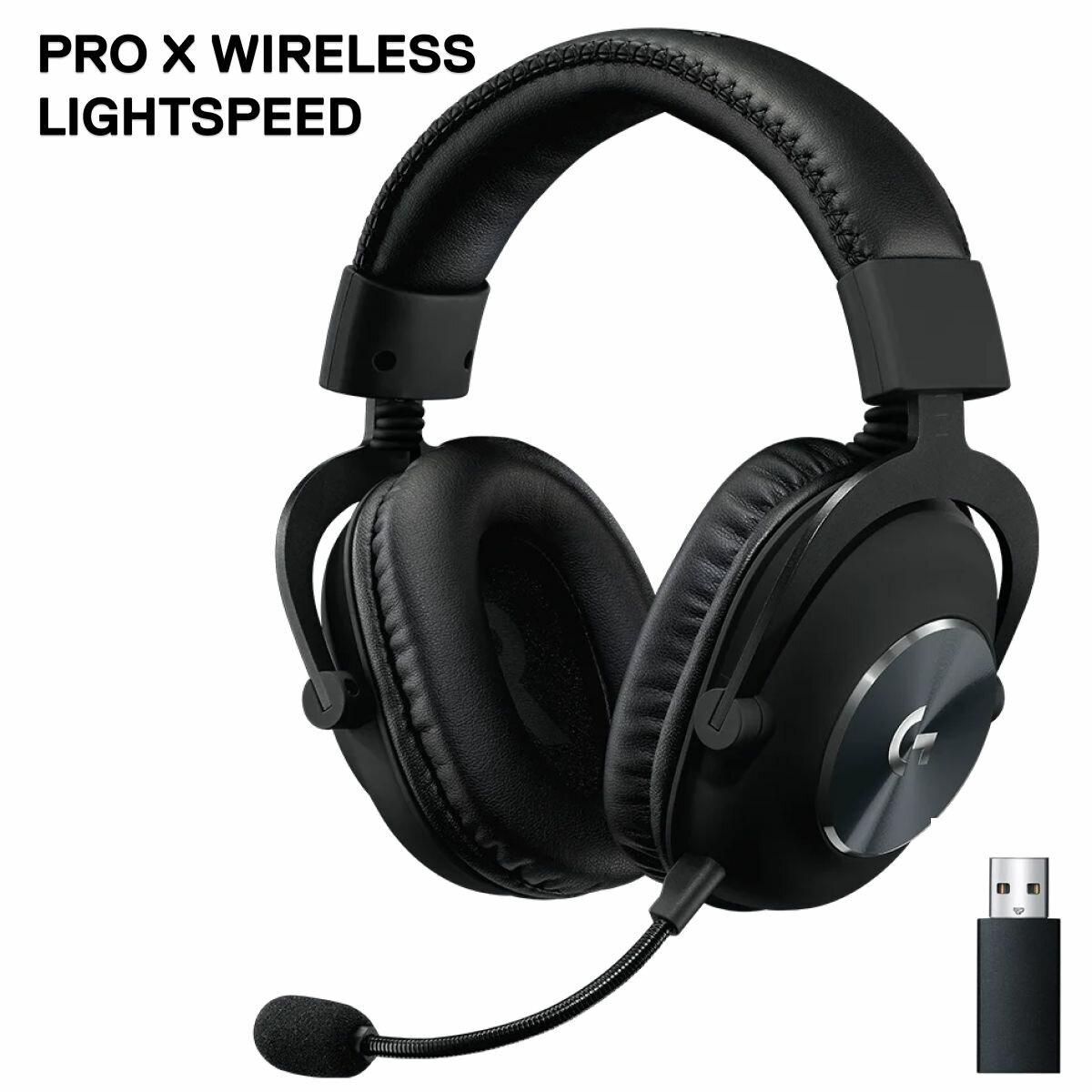 Наушники беспроводные с микрофоном Logitech G Pro X Wireless Lightspeed Gaming Headset Black 981-000908