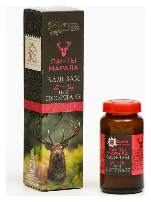 Бальзам для тела Бизорюк Бальзам целебный алтай панты марала при псориазе