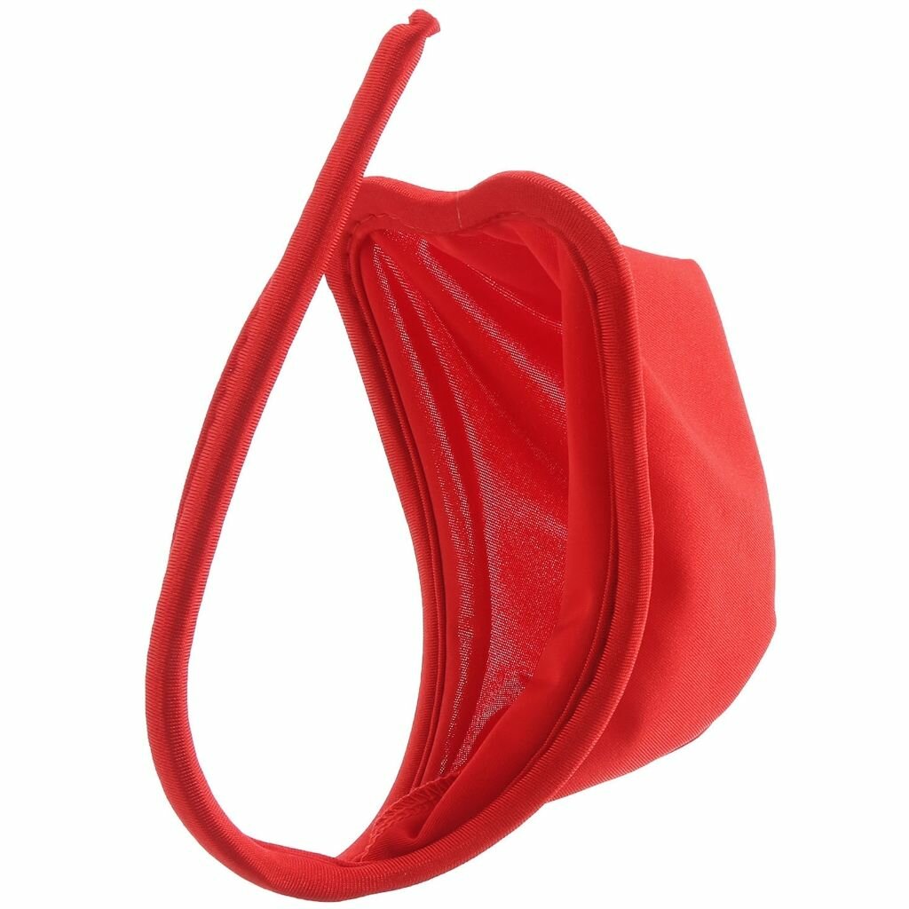 Мужские сексуальные трусики с карманами красного цвета