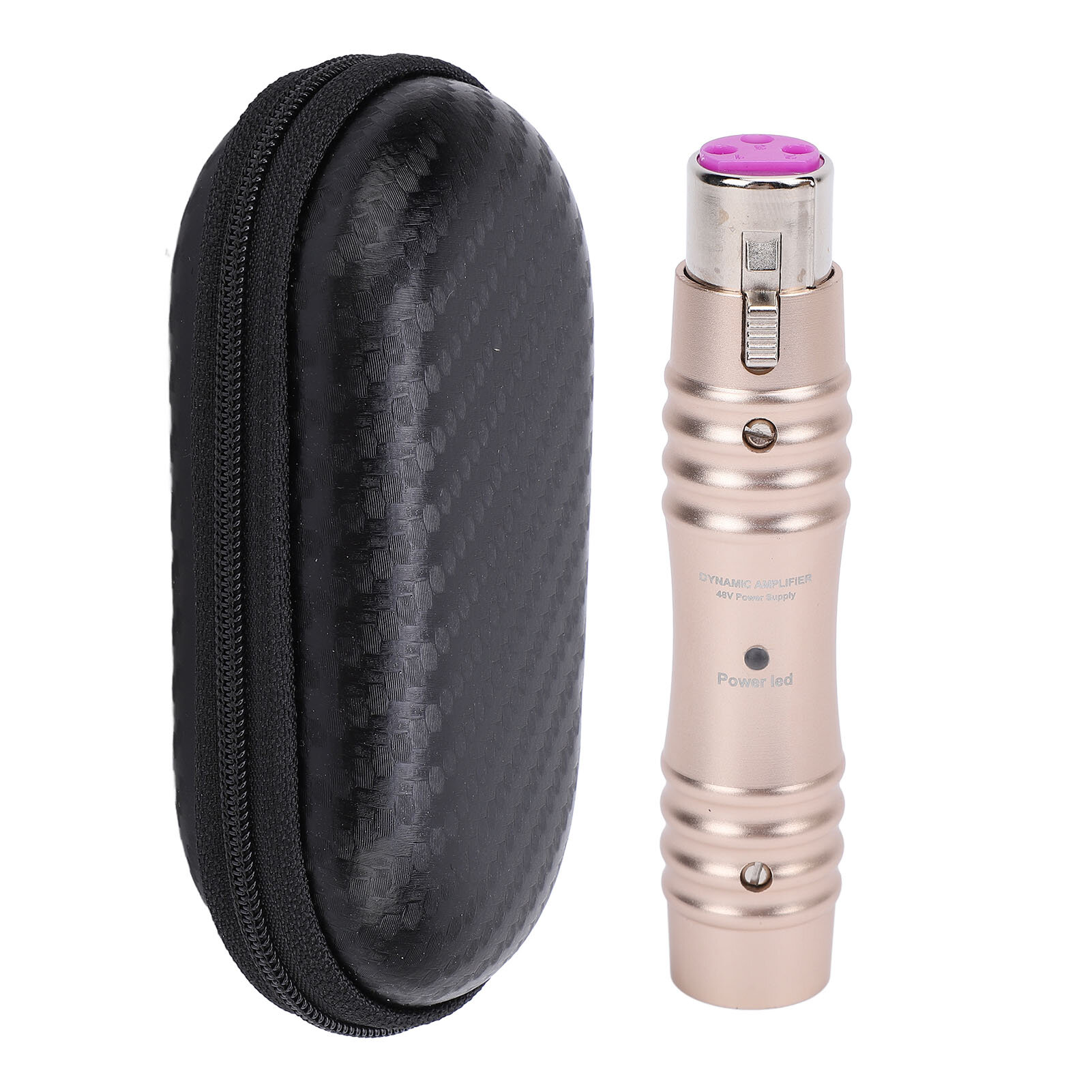 Динамический микрофонный предусилитель с шумоподавлением 48V XLR для караоке и звукозаписи