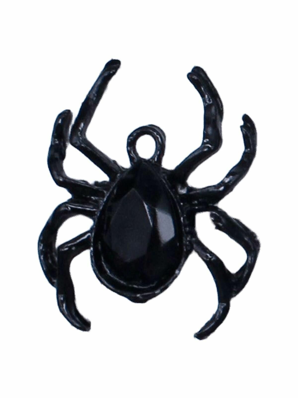 Набор для шитья одежды, Аксессуары ручной работы из сплава crown alloy spider-маленькие черные бриллианты на черном фоне