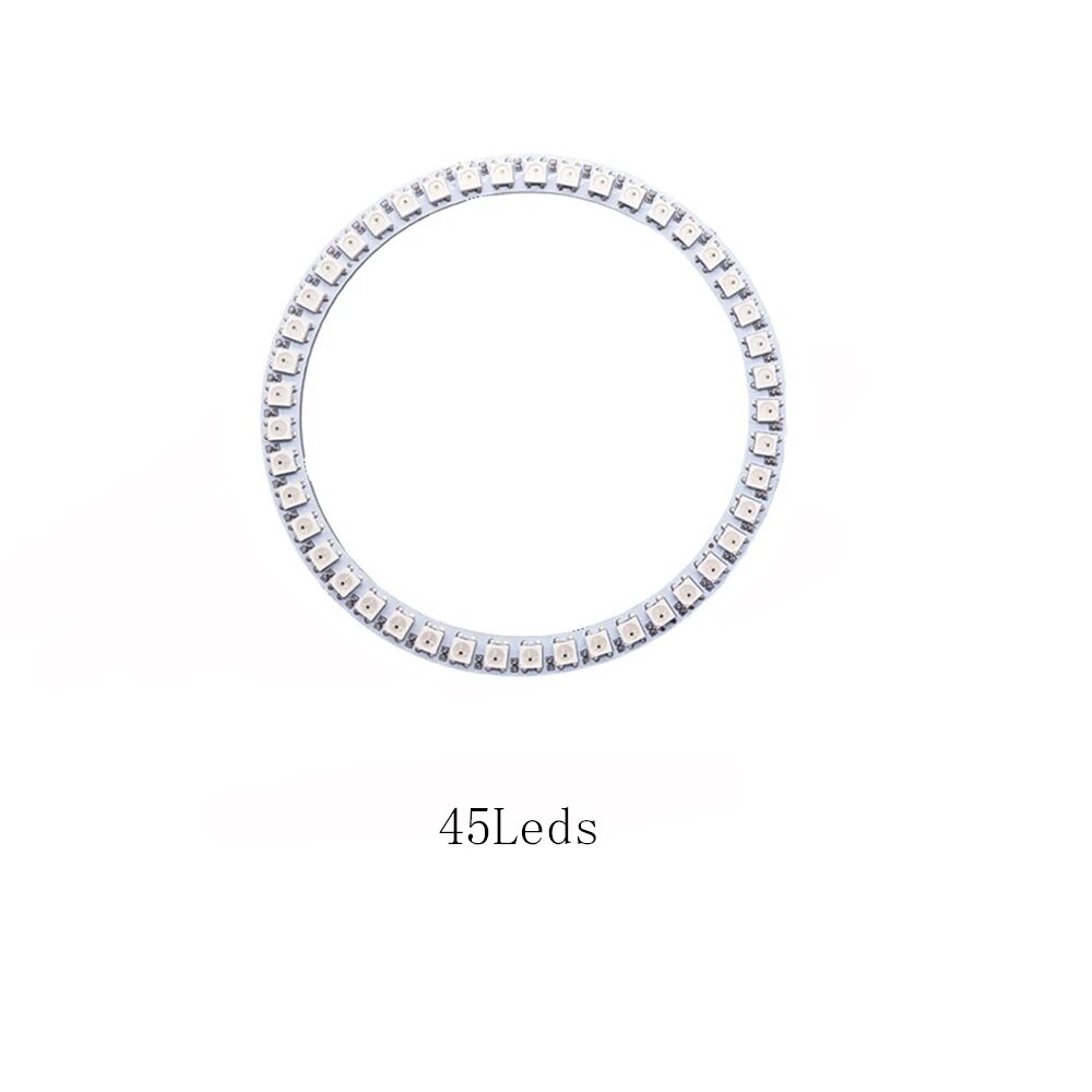 RGB светодиодное кольцо Xnbada 8 LED Only 45 Leds Ring, White PCB