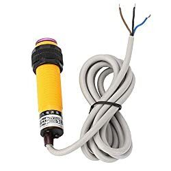 20 см NC (нормально замкнутый) датчик приближения, фотоэлектрический выключатель, регулируемый, оптический, постоянный ток 6-36 В, модель E3FDS20P2