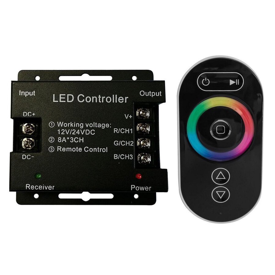 Контроллер сенсорный RGB 24А 12-24V 4L-RGB-RF-SENS-24A — фото 1