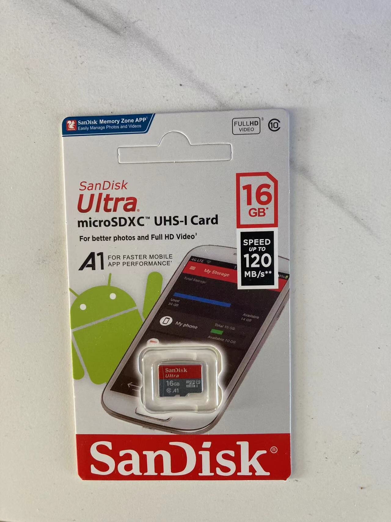Карта памяти SanDisk, высокоскоростная TF-карта 16G 32G 64G, большая емкость, подходит для хранения камер видеонаблюдения и видеорегистраторов, SD-карта