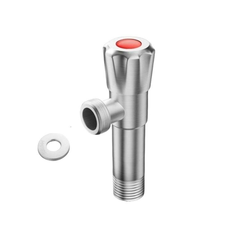 Угловые вентили из нержавеющей стали для монтажа на стену, 7 см в стену