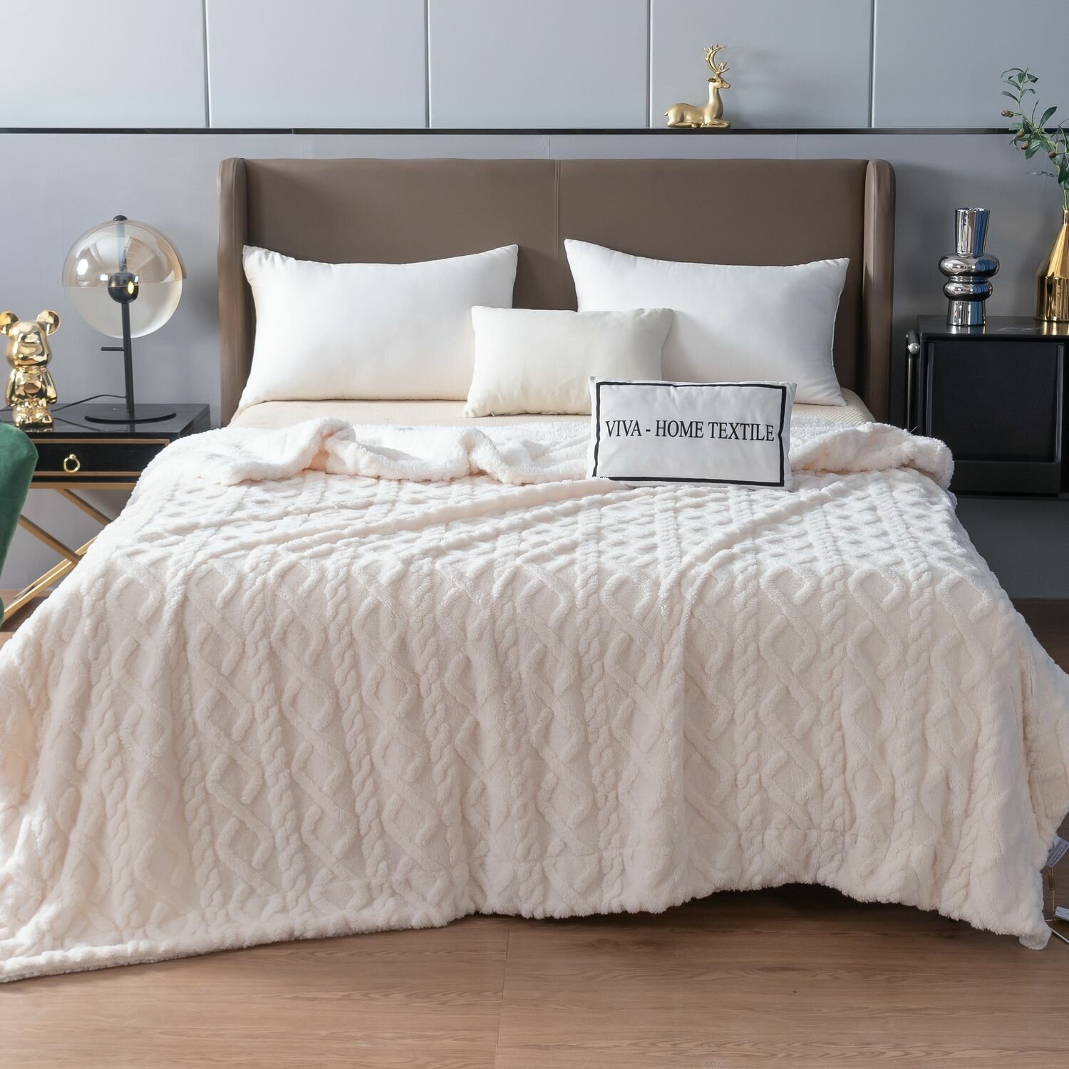 Плед Fluffy бамбуковая микрофибра 150x200