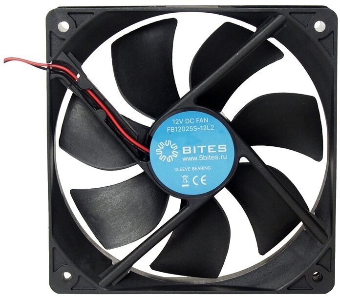5bites Вентилятор для блока питания 5bites SLEEVE FB12025S-12L2 d120мм, 1200об./мин. (oem)
