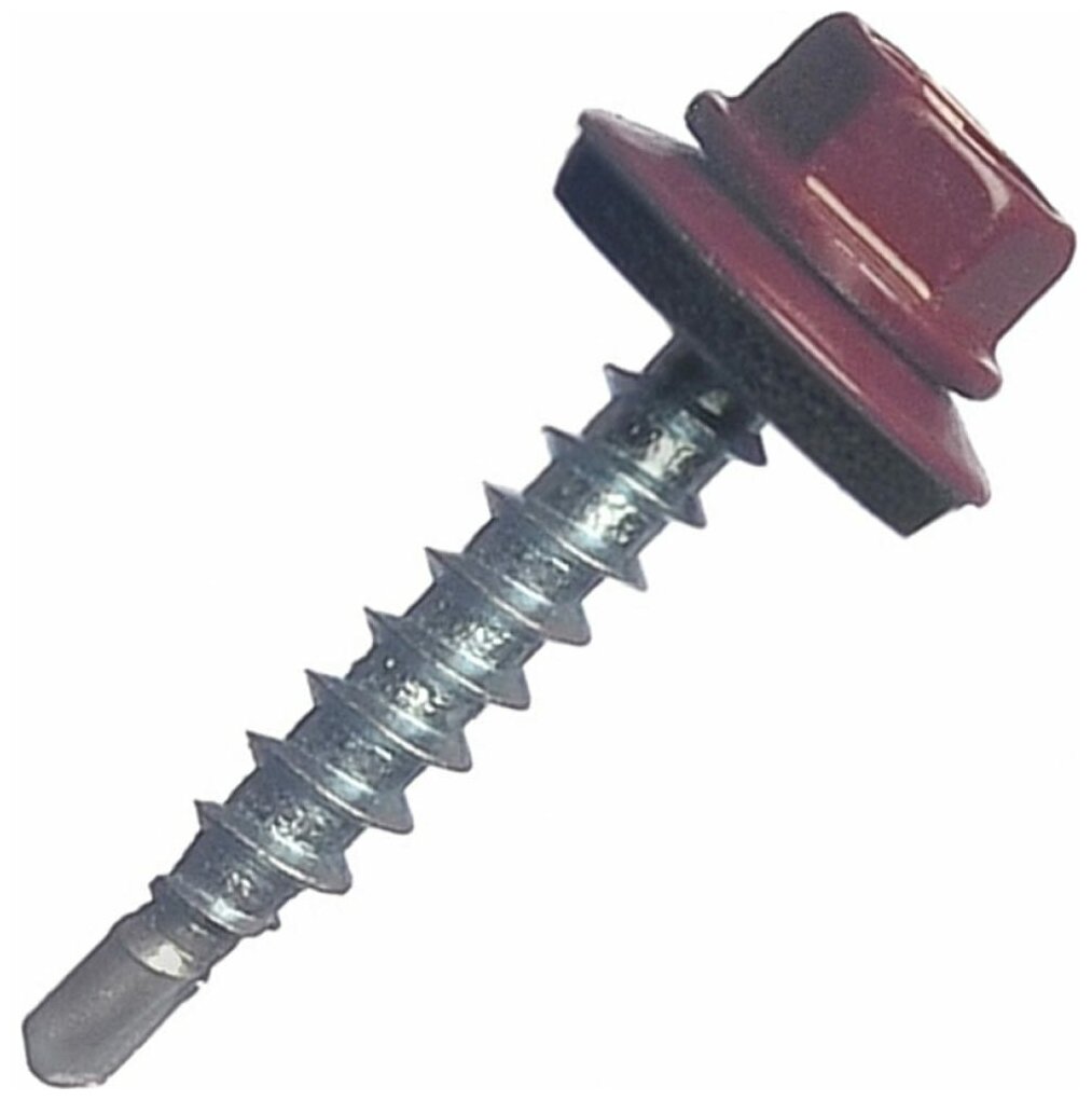 Кровельный саморез металлсервис 4.8x29 RAL 3005 200 шт.