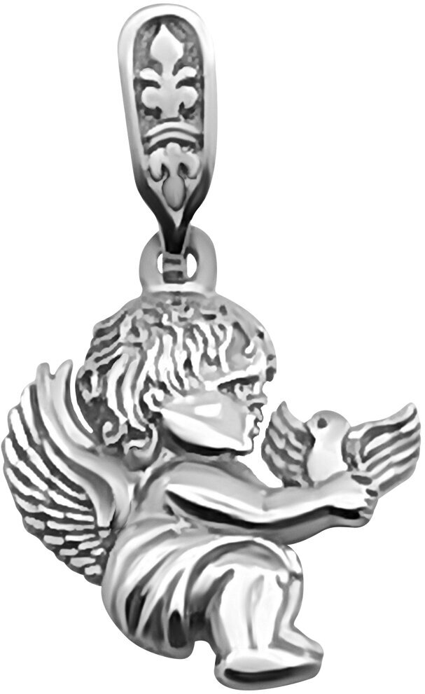 Подвеска, серебро, 925 проба, родирование