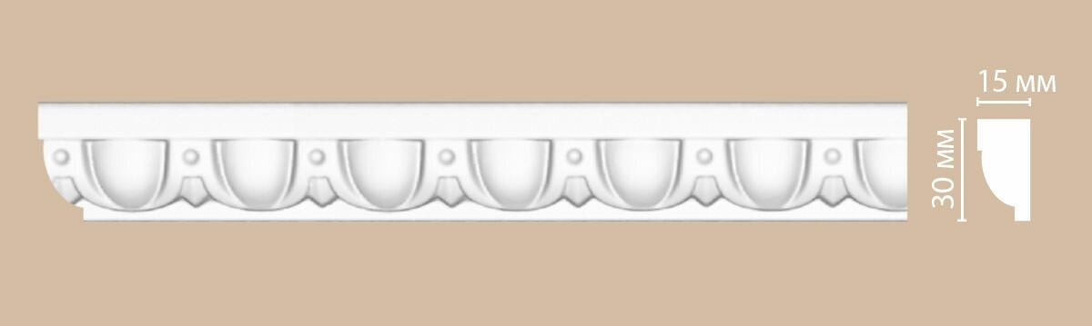 Молдинг с рисунком DECOMASTER DT-8015 (30*15*2400мм)