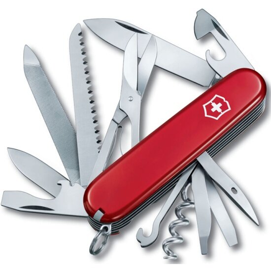 Нож Victorinox Ranger, 91 мм, 21 функция, красный