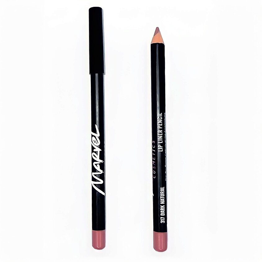 Marvel Cosmetics - Карандаш для губ Lip Liner Pencil, 317 Dark natural, 4 г