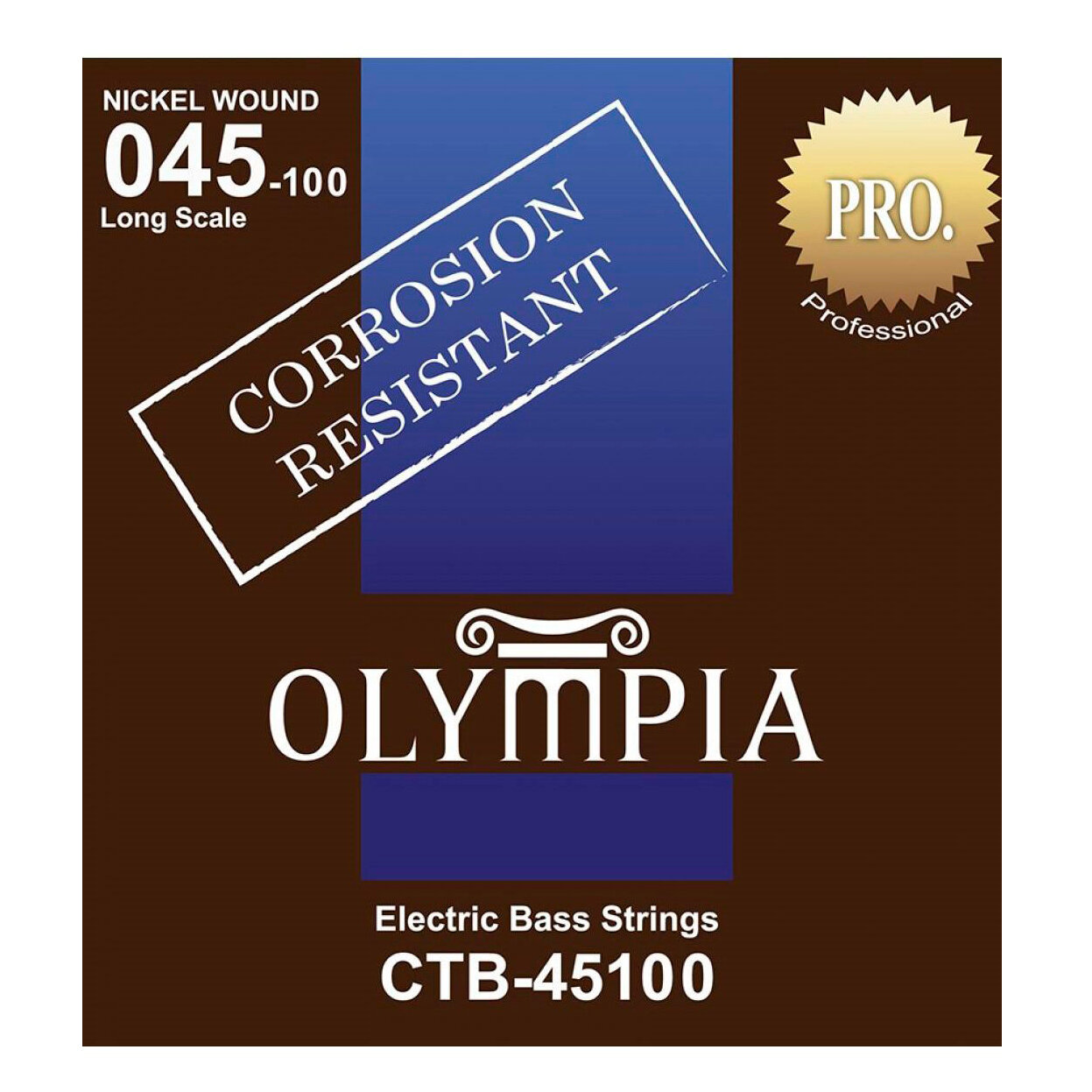 Струны для бас-гитары Olympia CTB45100 45-100
