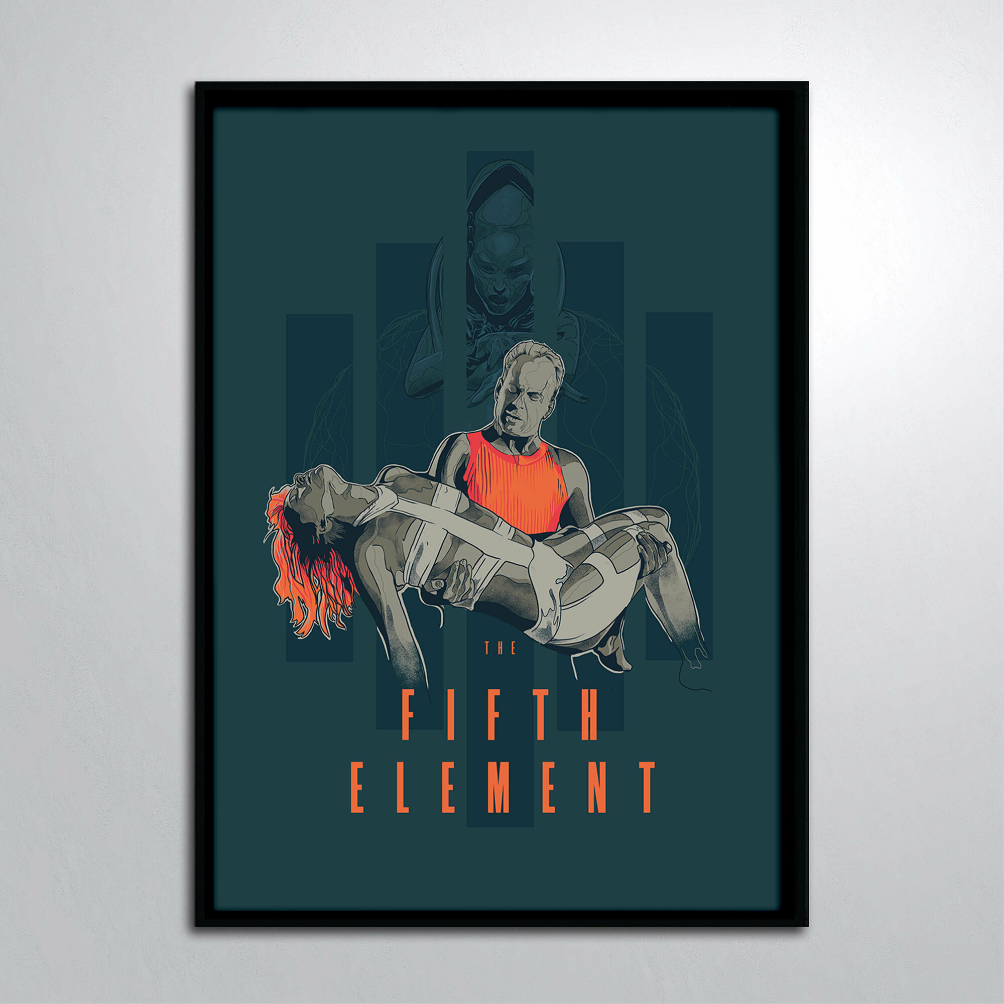 Постер без рамы/Пятый элемент Аппликация Плава Лагуна The Fifth Element (А2/420х594)